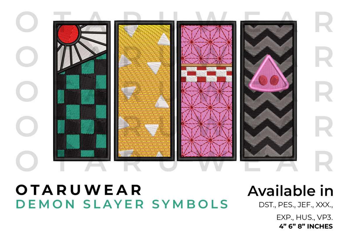 Demon Slayer symbols – Otaru Embroidery